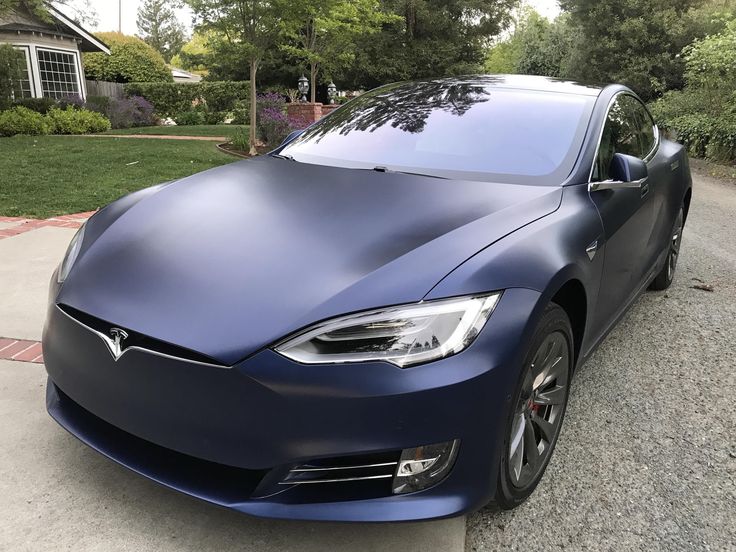Tesla azul mate modelo S. #dreamcar - Pctr UP