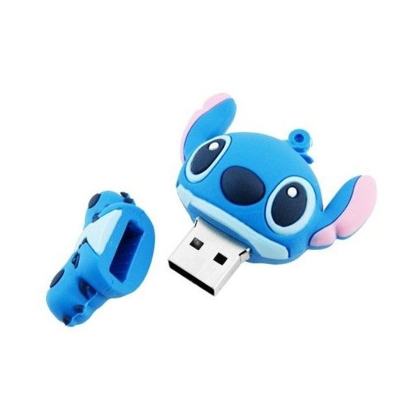 Unidad USB personalizada Lilo Stitch de 8GB que le gusta a Polyvore con ...